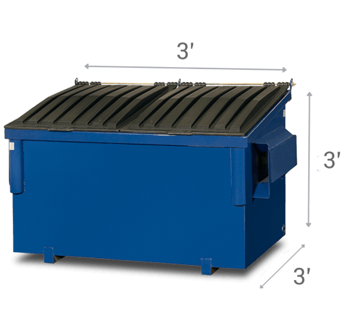 1 Yard Dumpster | Compact Commercial Waste Solutions